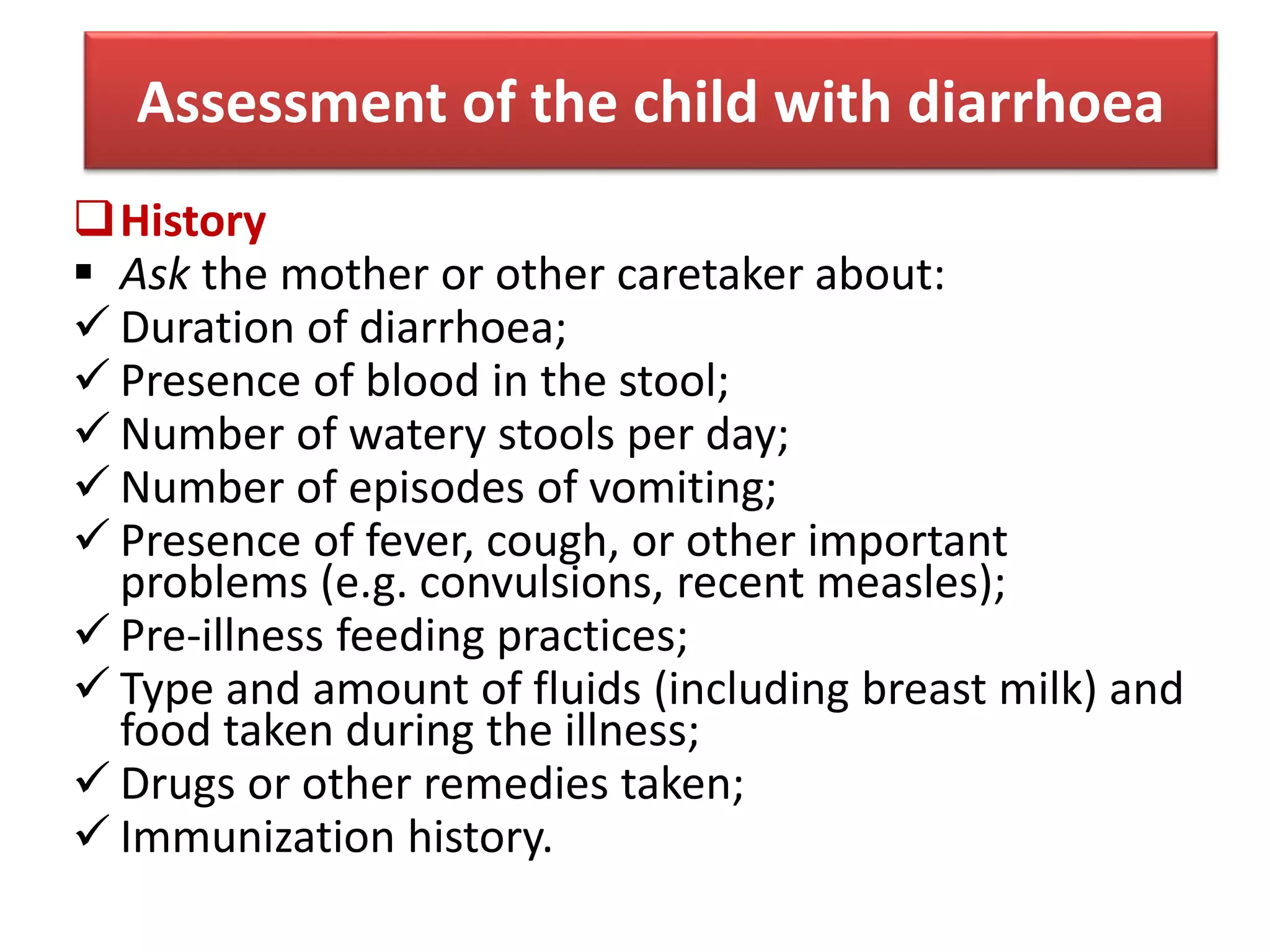Diarrhea in children | PPTX