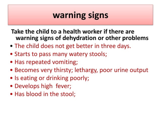Diarrhea in children | PPT