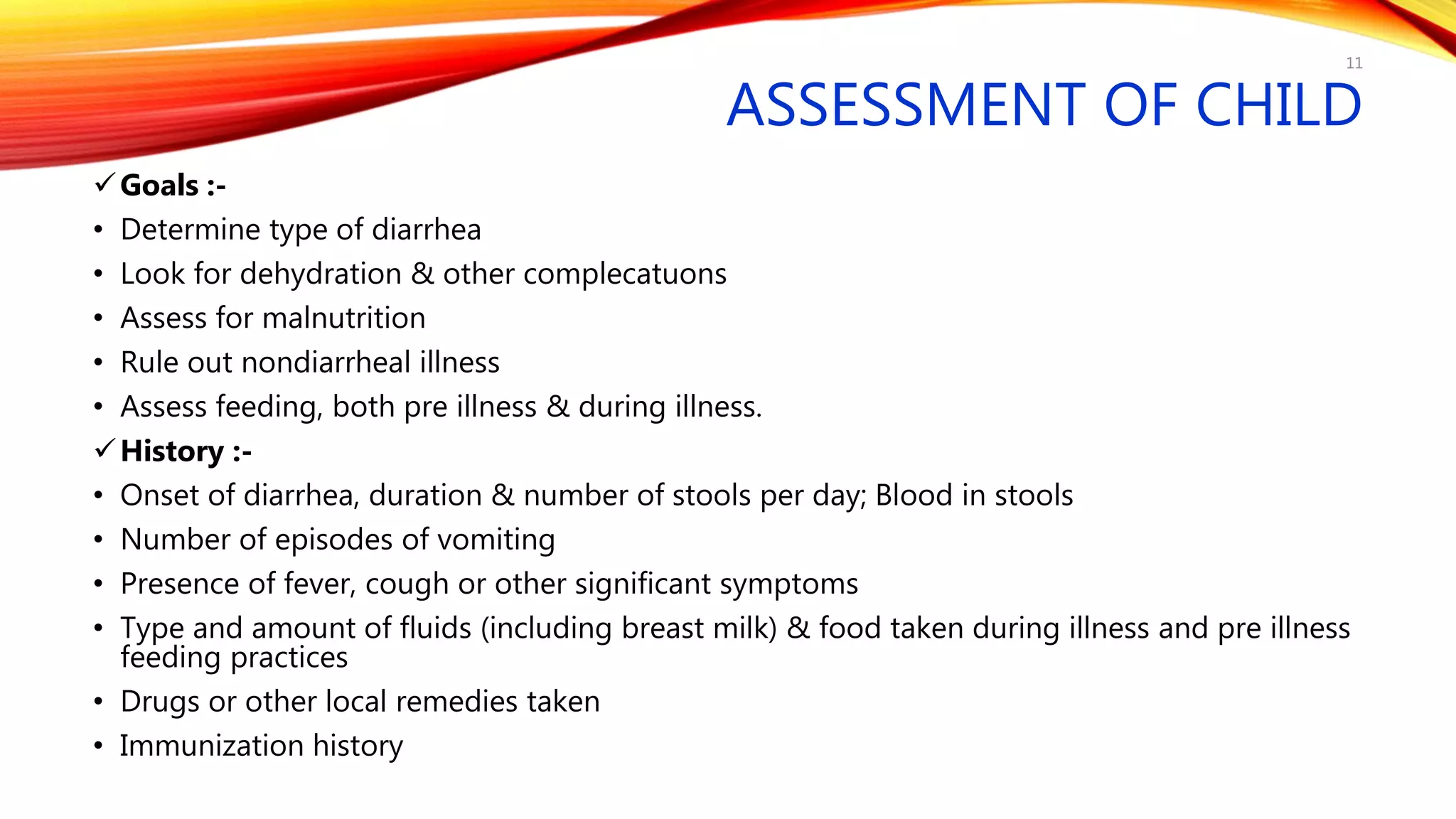Diarrhea in children | PPTX
