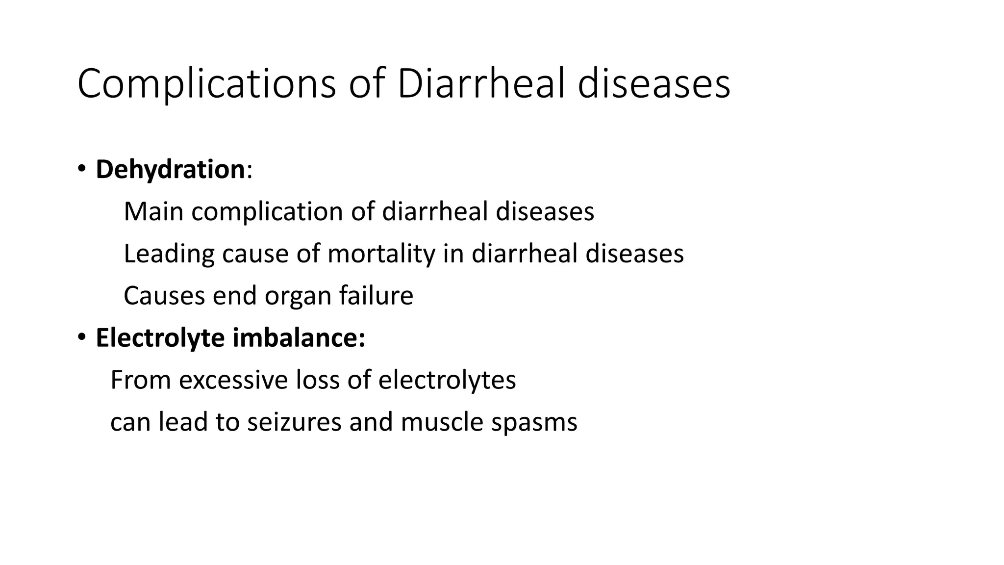 Diarrheal diseases and dehydration | PDF