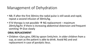 Diarrheal diseases and dehydration | PDF