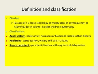 Diarrheal diseases in children | PPTX