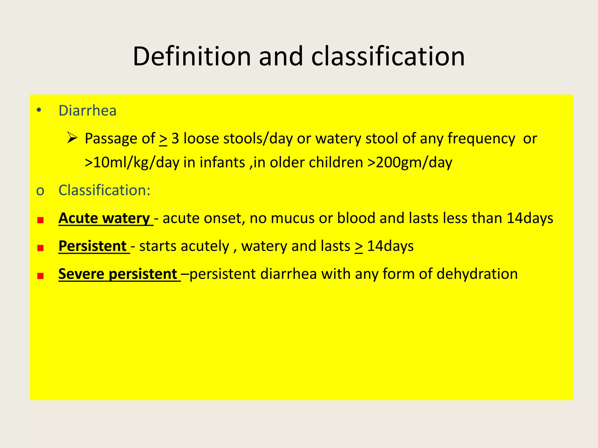 Diarrheal diseases in children 4th year | PPTX
