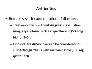 Diarrhea ppt | PPTX