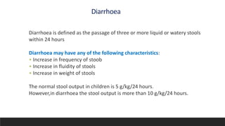 diarrhea presentation.pptx vigneshwaean presentation | PPT