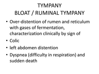 Diarrhea & tympany | PPTX