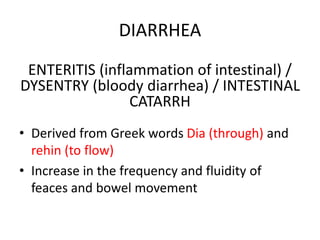 Diarrhea & tympany | PPT