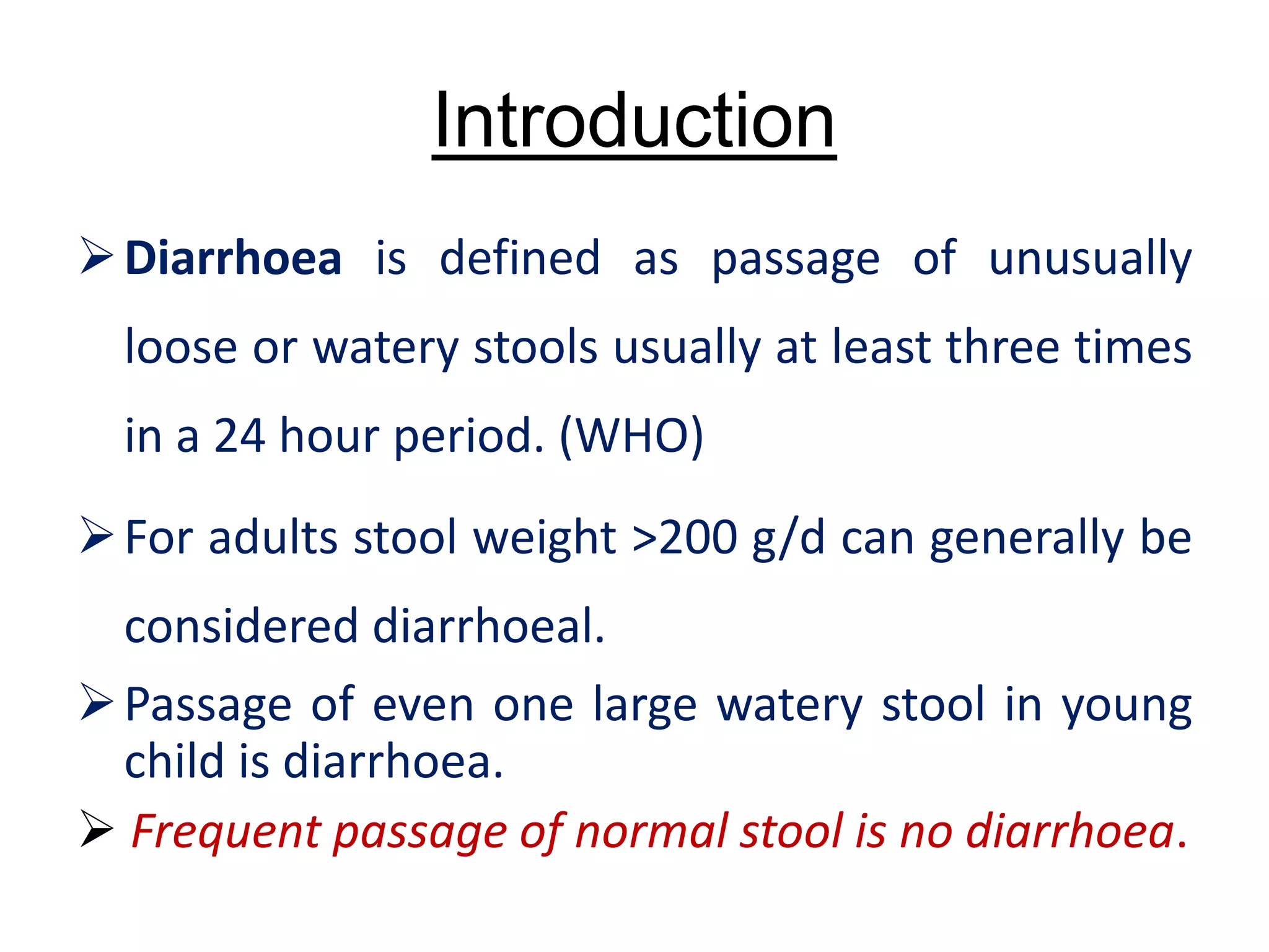 Diarrhoea | PPTX | Digestive Disorders | Diseases and Conditions