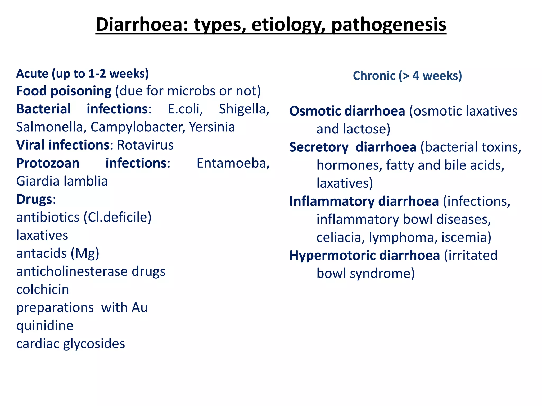 Diarrhoea | PPTX | Digestive Disorders | Diseases and Conditions