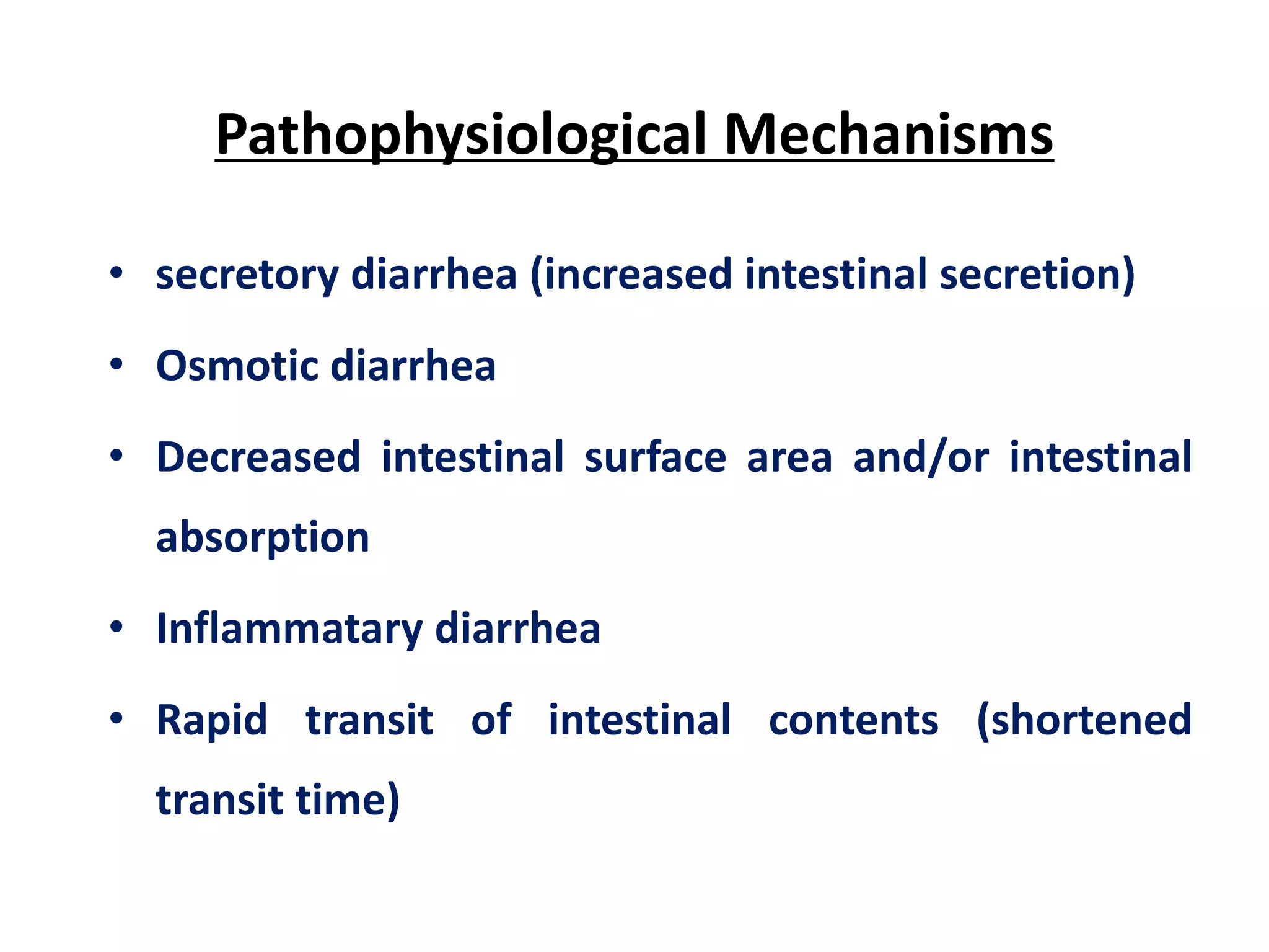 Diarrhoea | PPTX