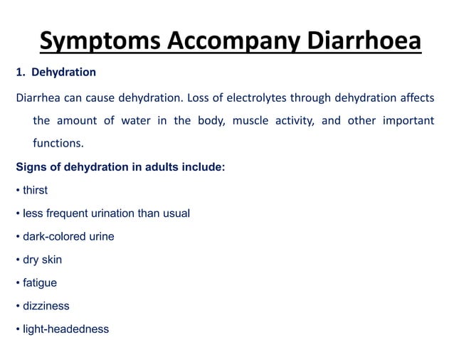 Diarrhoea | PPTX | Digestive Disorders | Diseases and Conditions
