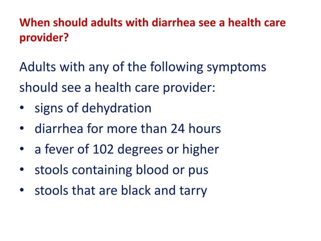 Diarrhoea | PPTX | Digestive Disorders | Diseases and Conditions