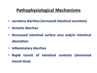 Diarrhoea | PPTX