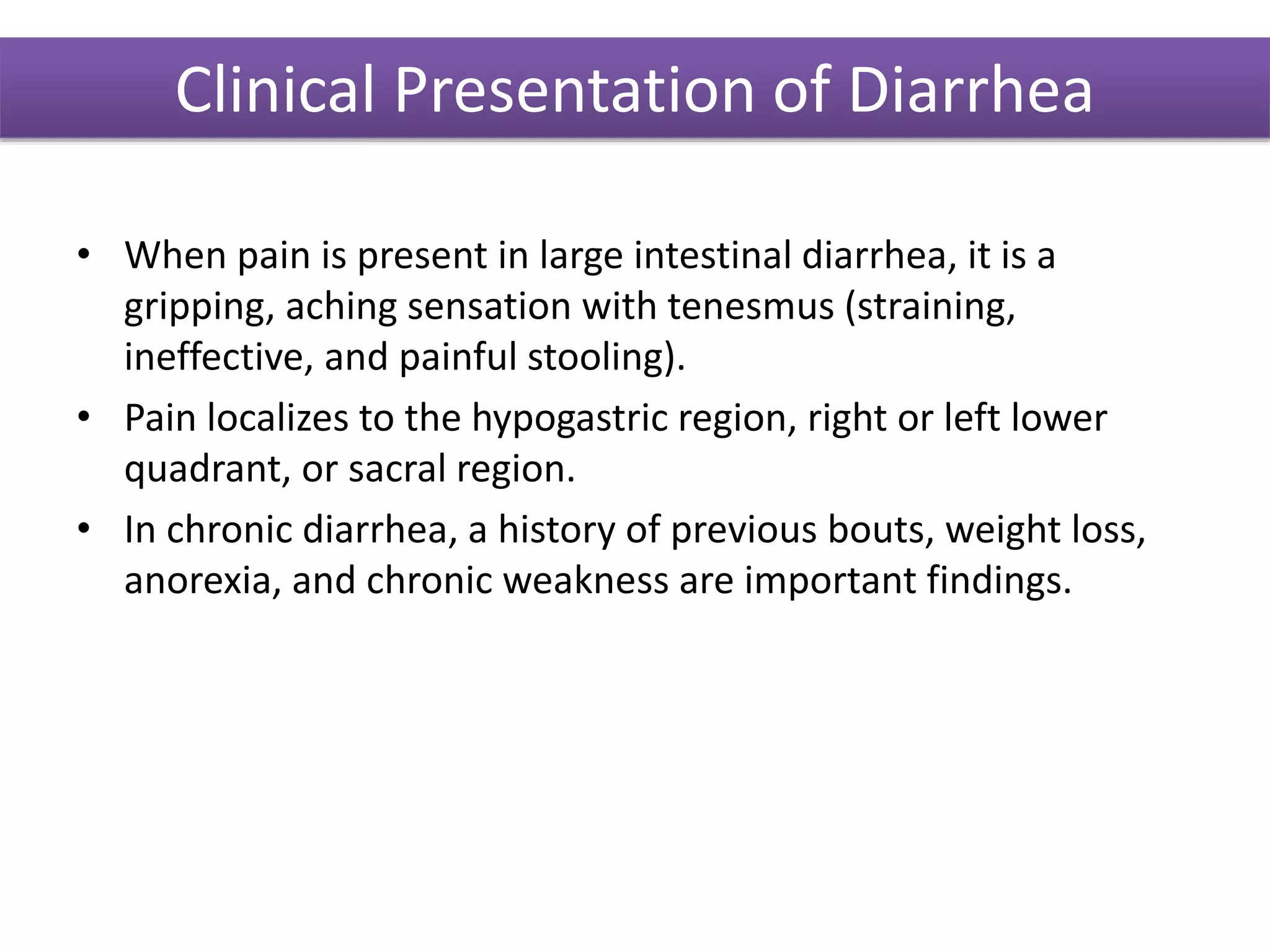 Diarrhoea | PPTX