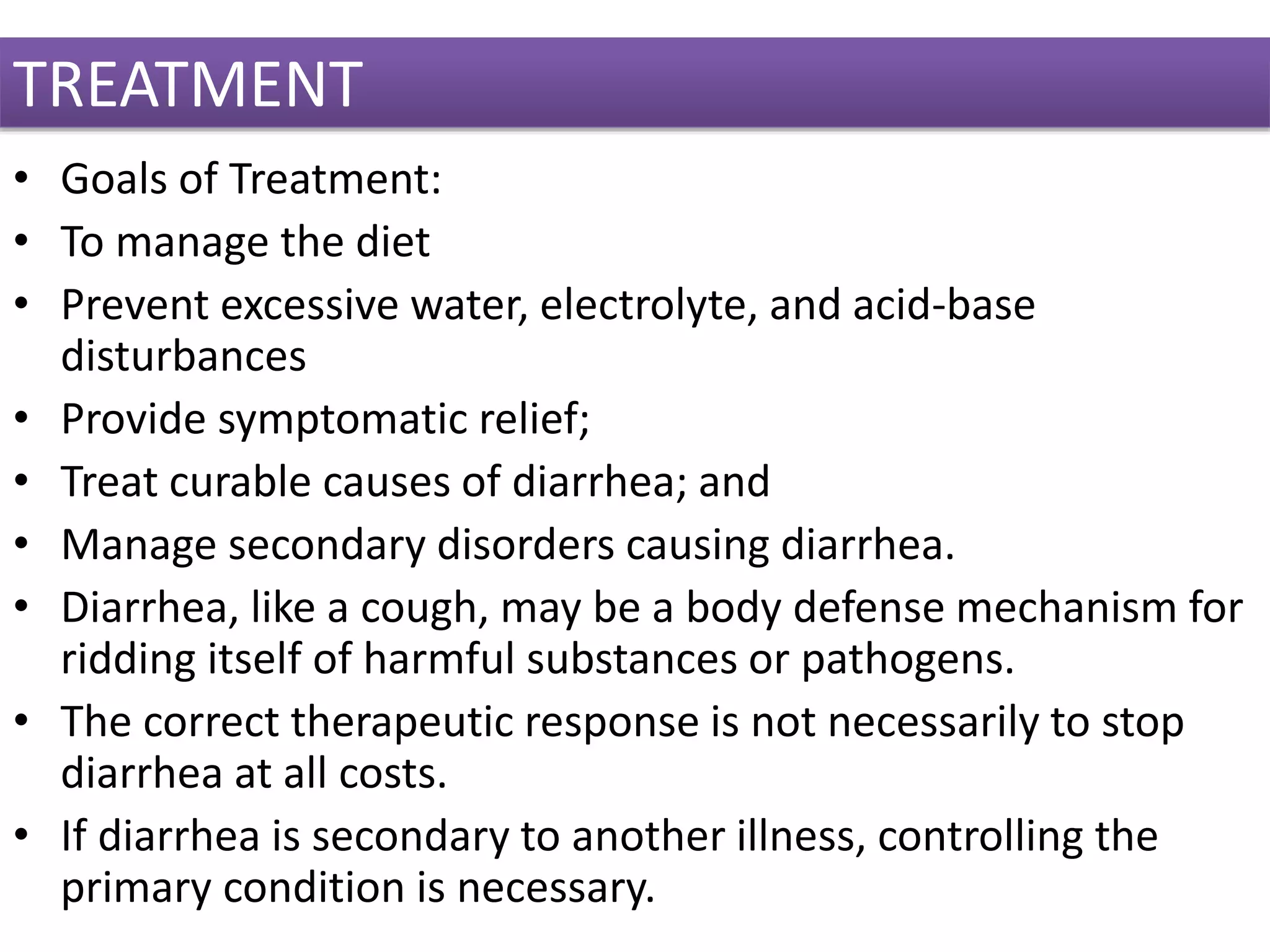 Diarrhoea | PPTX