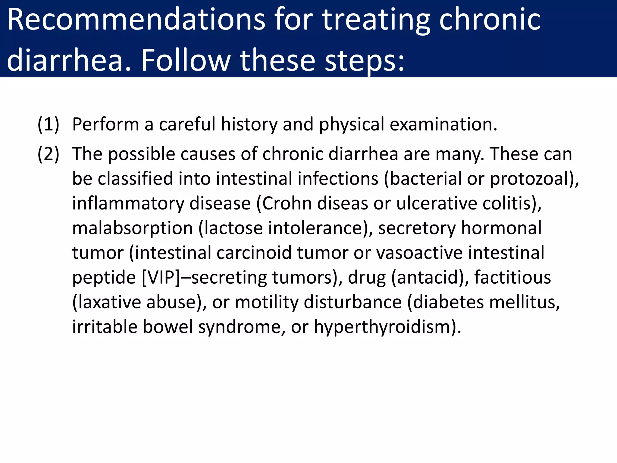 Diarrhoea | PPTX