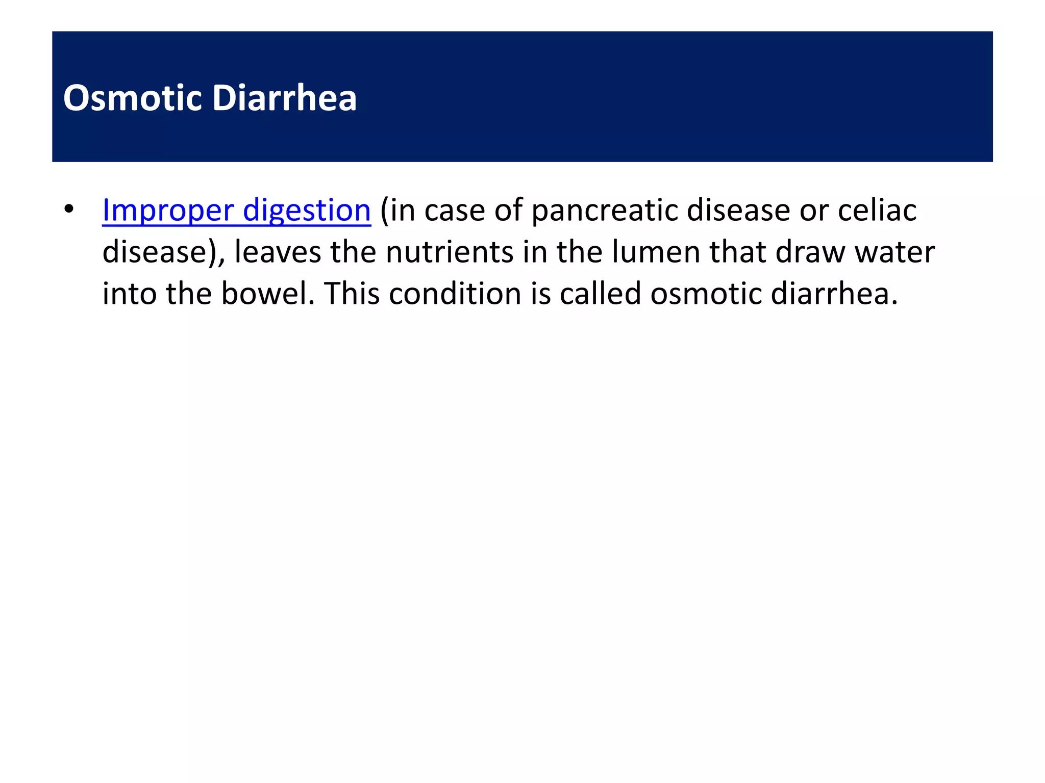 Diarrhoea | PPTX