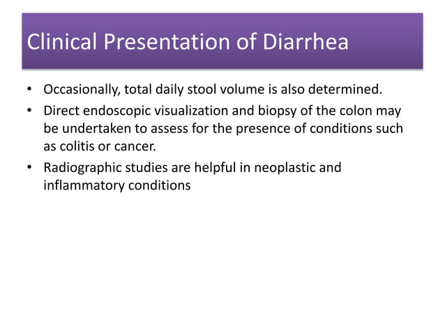 Diarrhoea | PPTX | Digestive Disorders | Diseases and Conditions