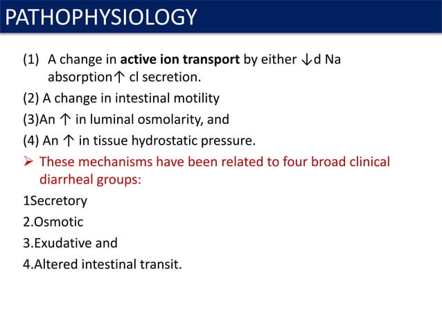 Diarrhoea | PPTX | Digestive Disorders | Diseases and Conditions