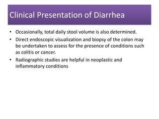 Diarrhoea | PPT