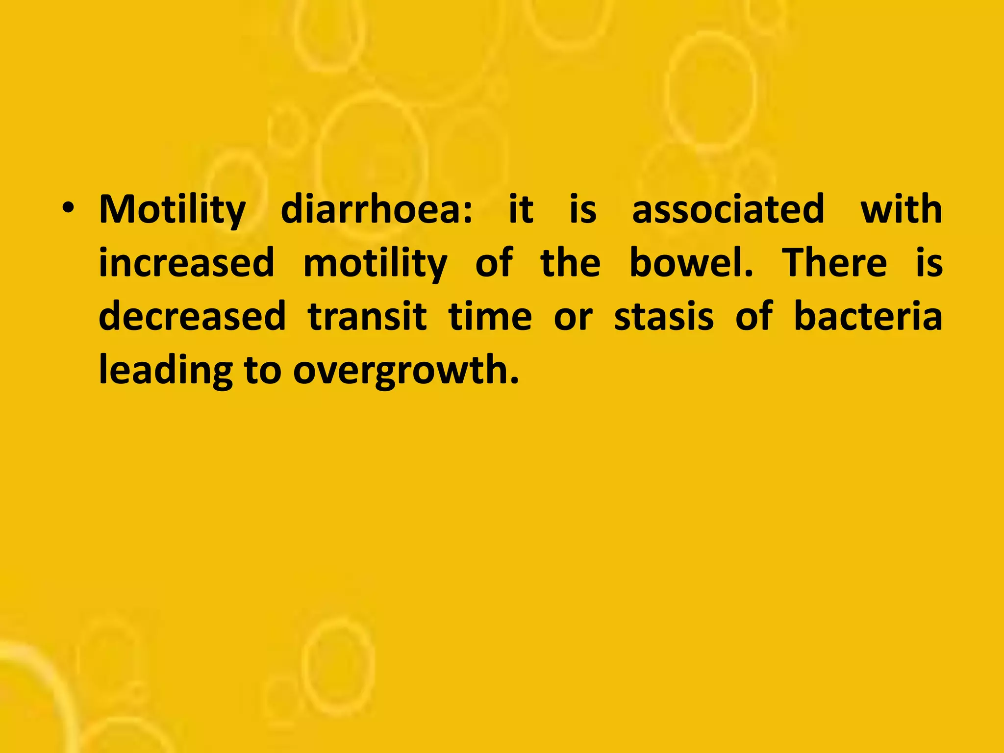 Diarrhoea | PPTX