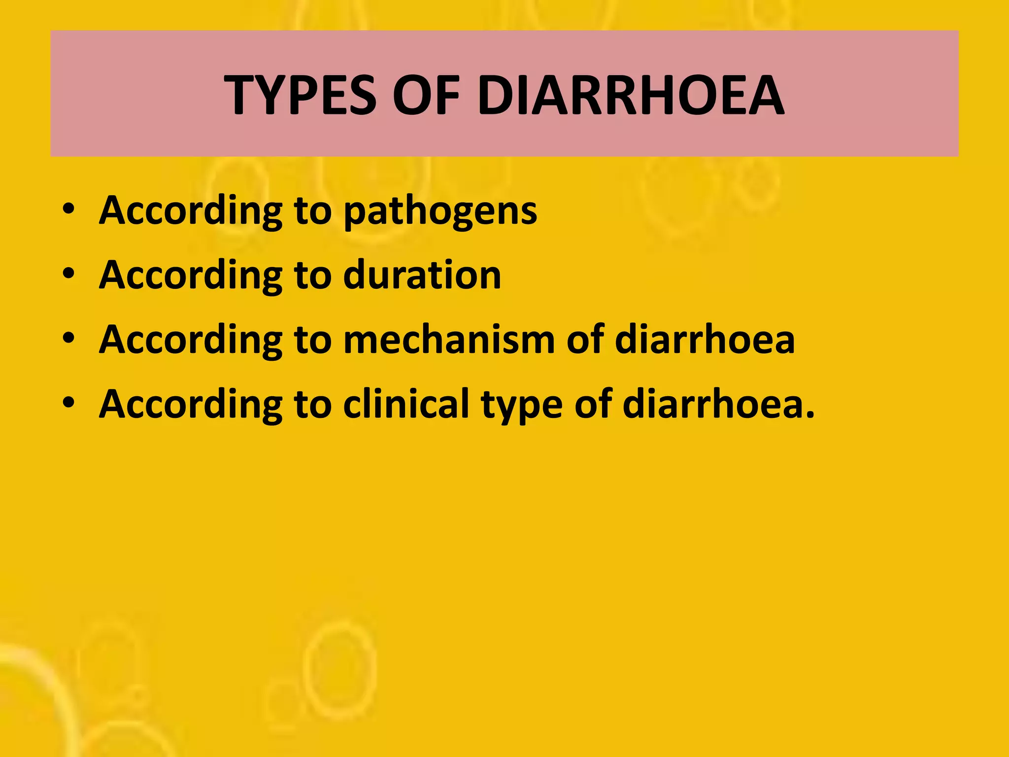 Diarrhoea | PPTX | Digestive Disorders | Diseases and Conditions