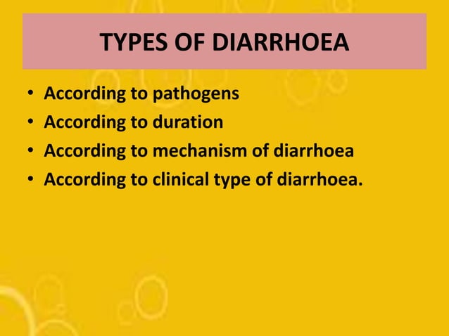 Diarrhoea | PPTX | Digestive Disorders | Diseases and Conditions