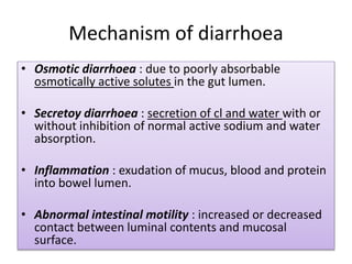 Diarrhea | PPTX