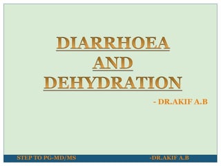 Diarrhoea and dehydration | PPTX