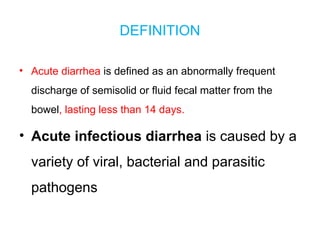 DIARRHOEA & APPENDICITIS gi problems s | PPTX