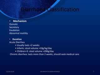 Diarrhoea in Children | PPTX