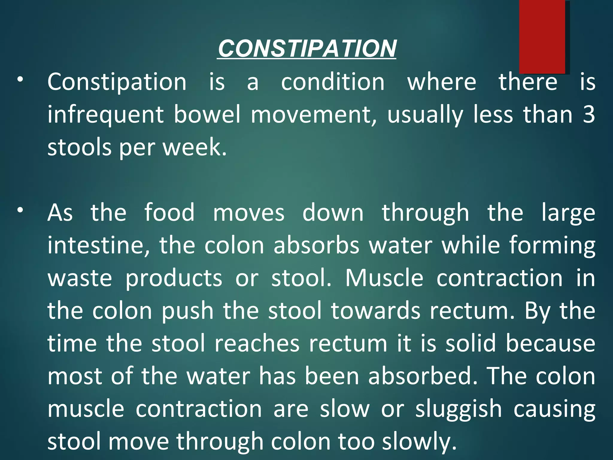Diarrhoea and constipation | PPT