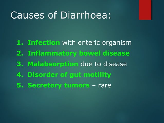 Diarrhoea and constipation | PPT