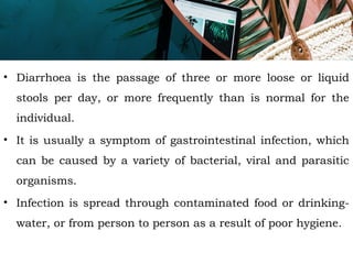 Diarrhoea & Constipation.pptx - causes.. | PPTX