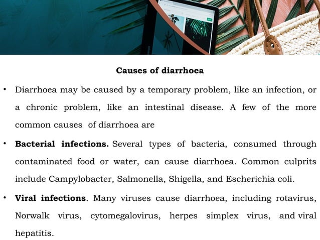 Diarrhoea & Constipation.pptx - causes.. | PPTX