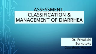 Diarrhoea and Deworming: Community based management | PPTX