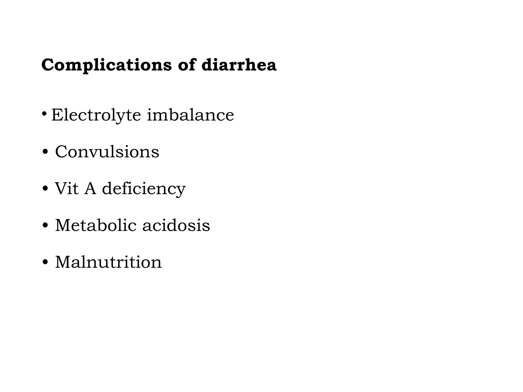 diarrhoea for interns and guidelines for management | PPTX