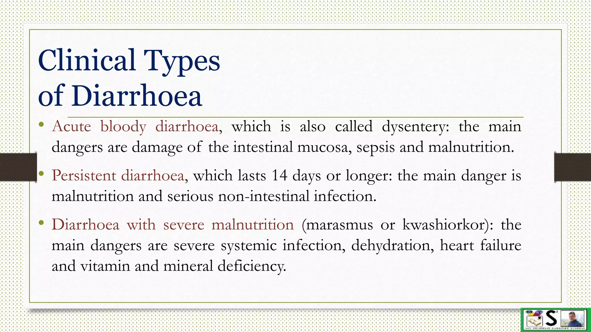 Diarrhoea in children english | PPTX