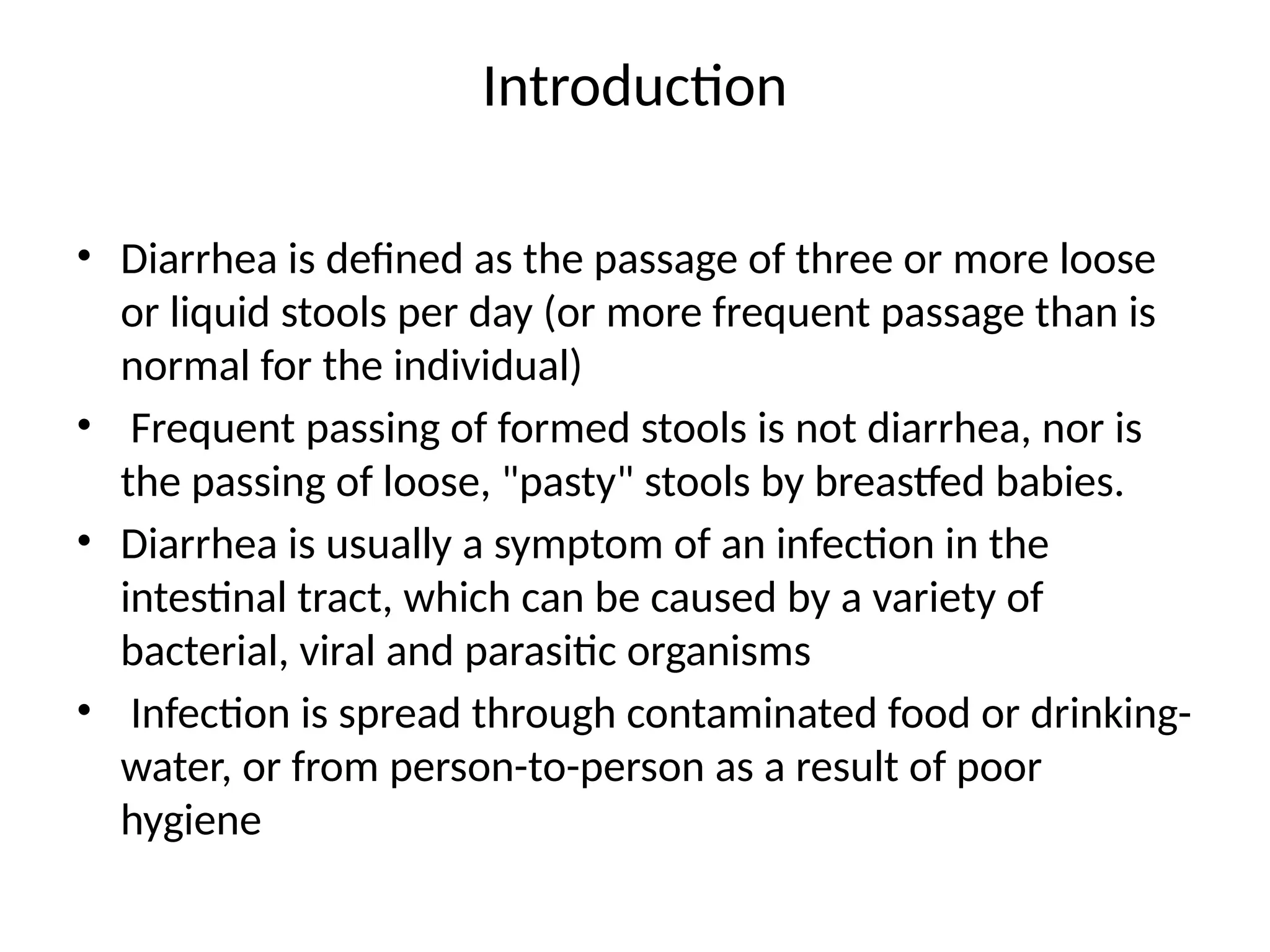 Diarrhoea cause, pathophysiology effects, treatment and allnotes by ...