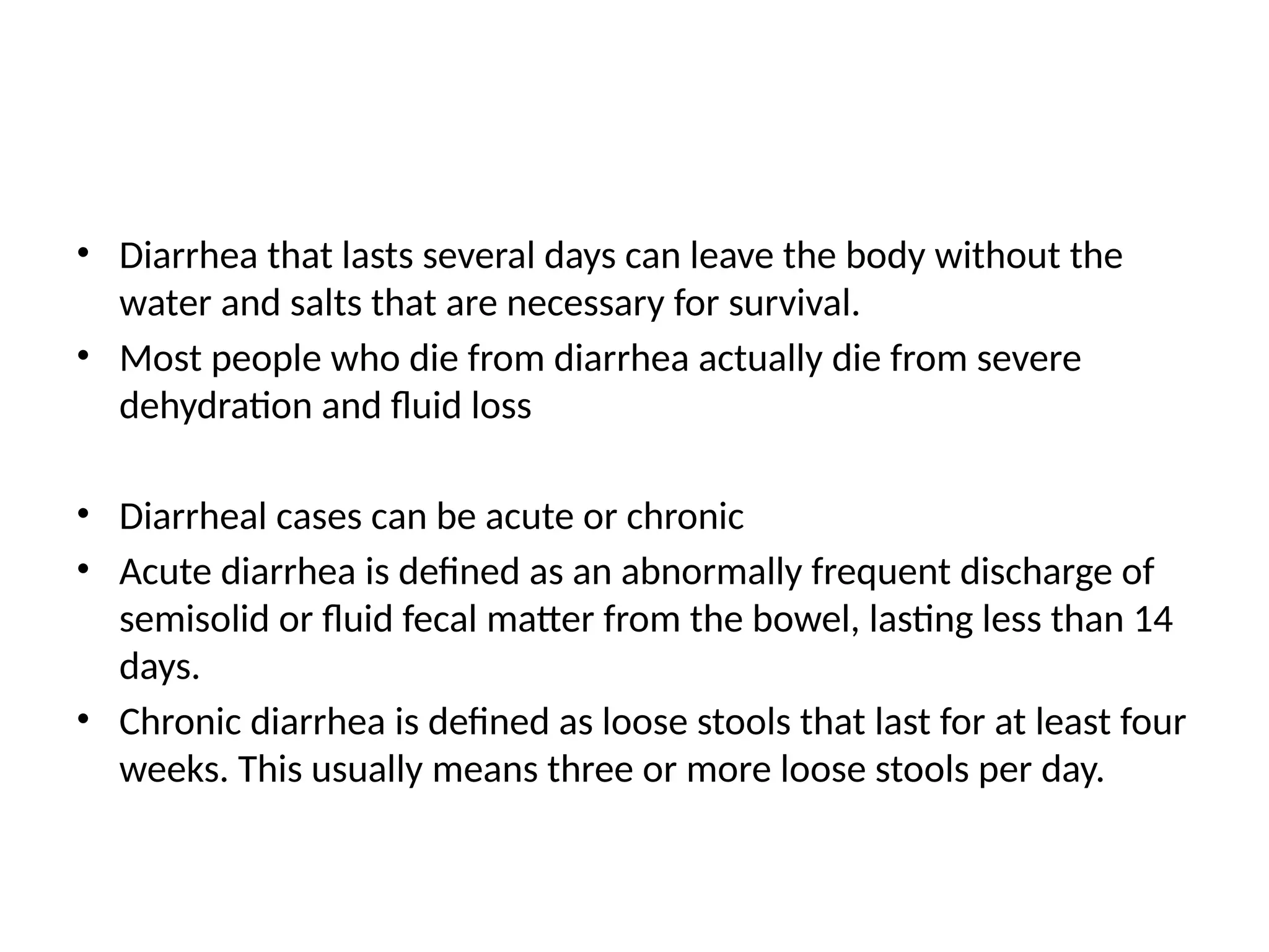 Diarrhoea cause, pathophysiology effects, treatment and allnotes by ...