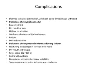Diarrhoea cause, pathophysiology effects, treatment and allnotes by ...