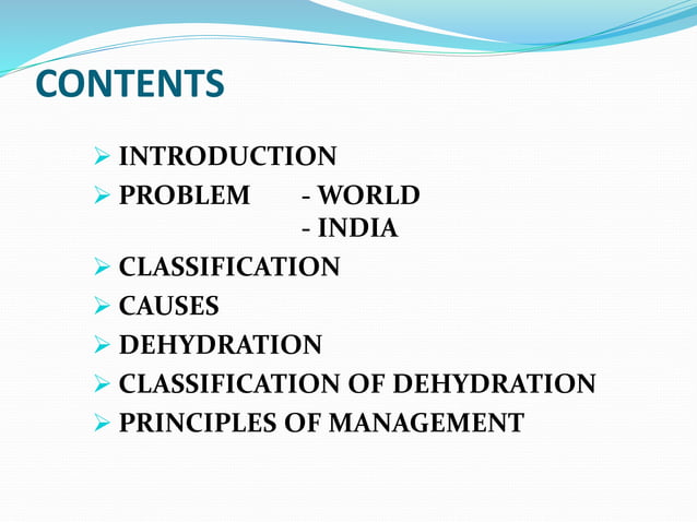 Diarrhoea prevention and control | PPTX