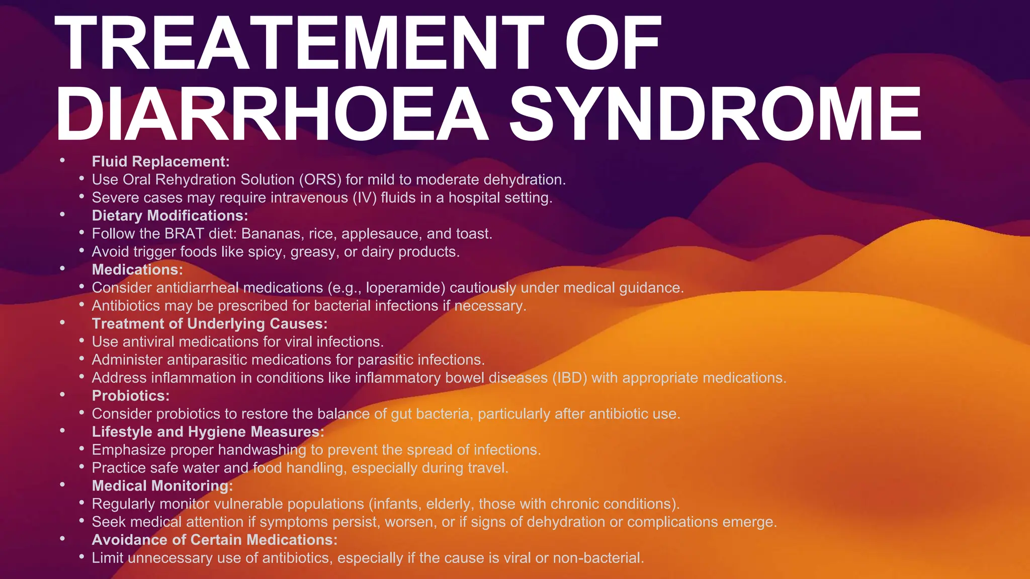 DIARRHOES SYNDROME.pptx FROM MEDICINE MBBS | PPT
