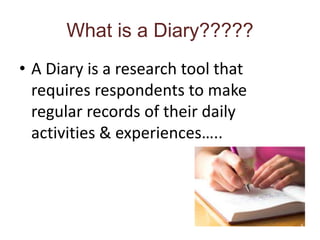 Diary | PPTX
