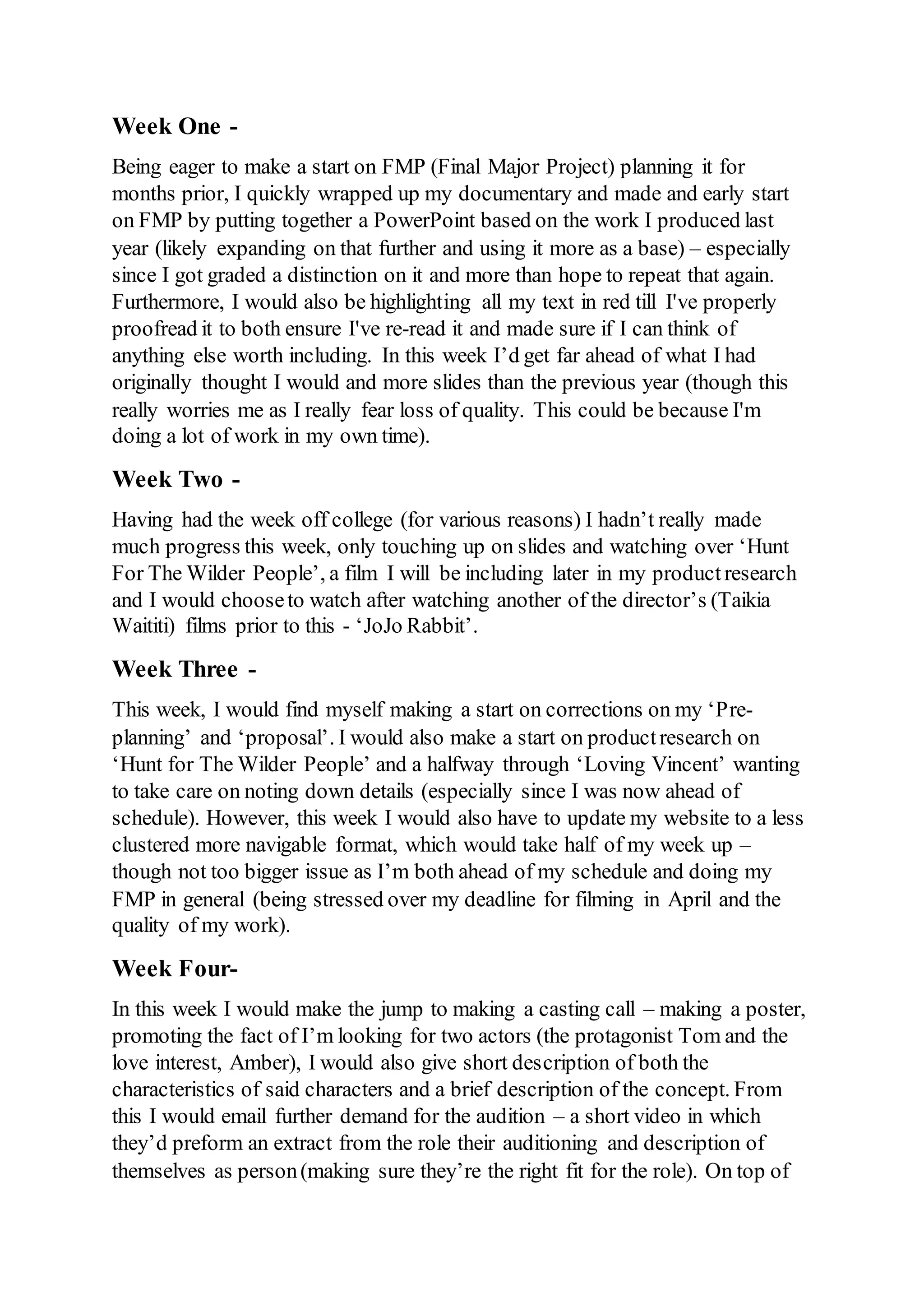 Unit: 13: Diary | DOCX