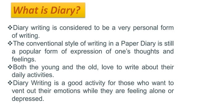 diary-entry-class-7 TBSE Class 7, how to write diary | PPT