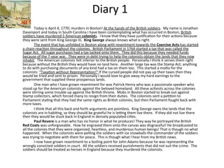 Diary entry | PDF