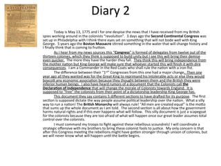 Diary entry | PDF