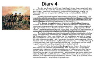 Diary entry | PDF