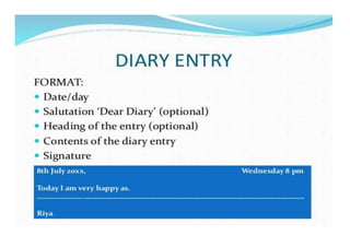 Diary entry | DOCX